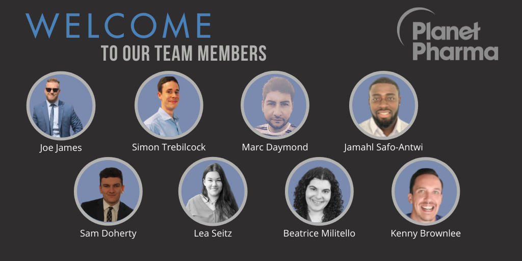 WELCOME TO THE TEAM! July 2021 - Planet Pharma
