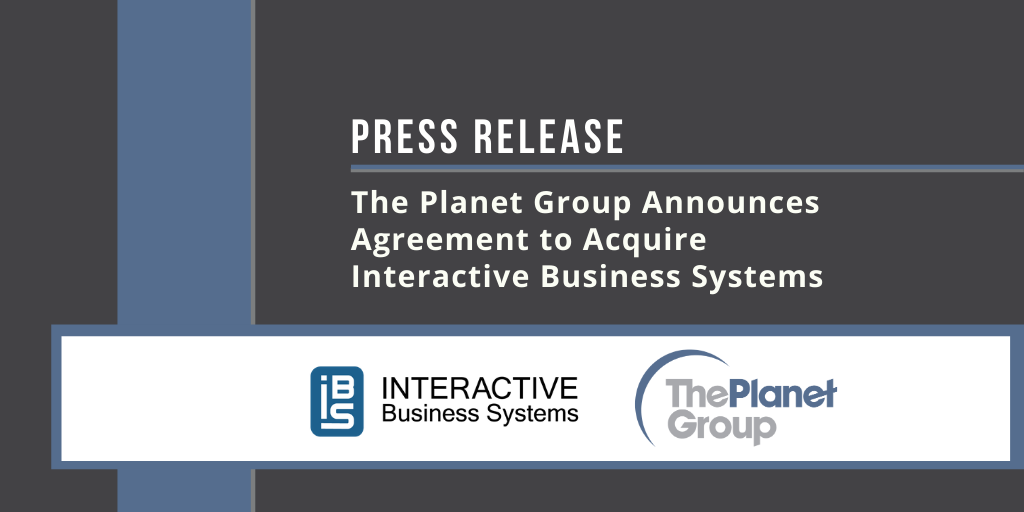 The Planet Group Announces Agreement to Acquire Interactive Business ...